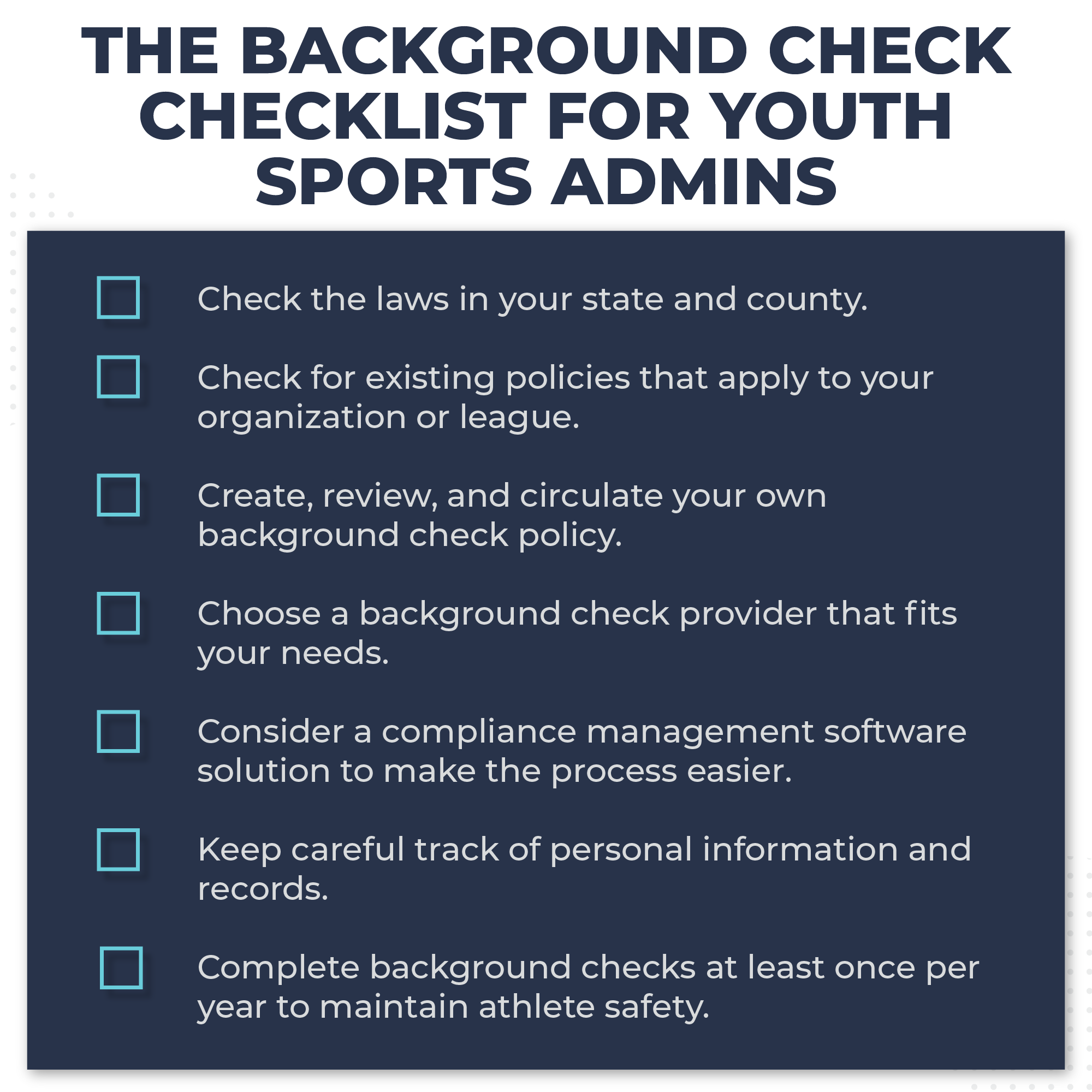 The Ultimate Guide to Youth Sports Background Checks